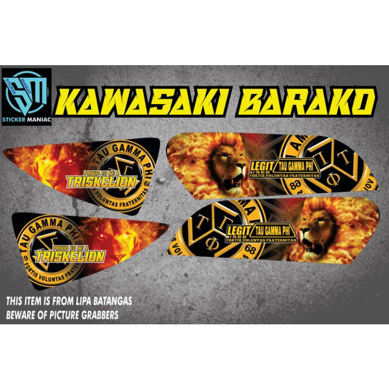 kawasaki barako decal sticker | Shopee Philippines