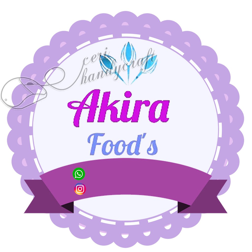 Akira Food Order logo Sticker | Shopee Philippines