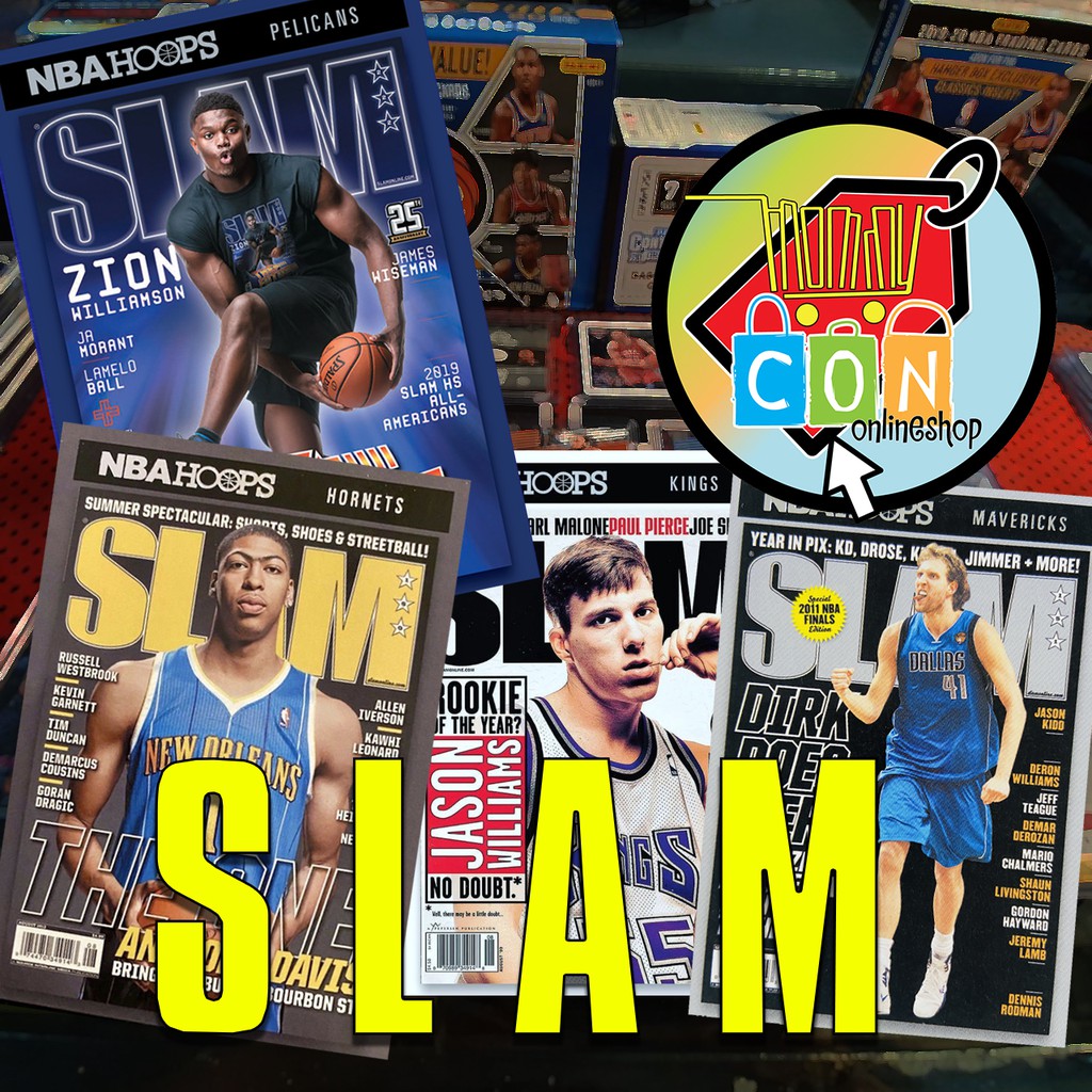 Hoops Slam : NBA Cards (Curry, Lebron, Wade, Iverson, Davis) | Shopee ...