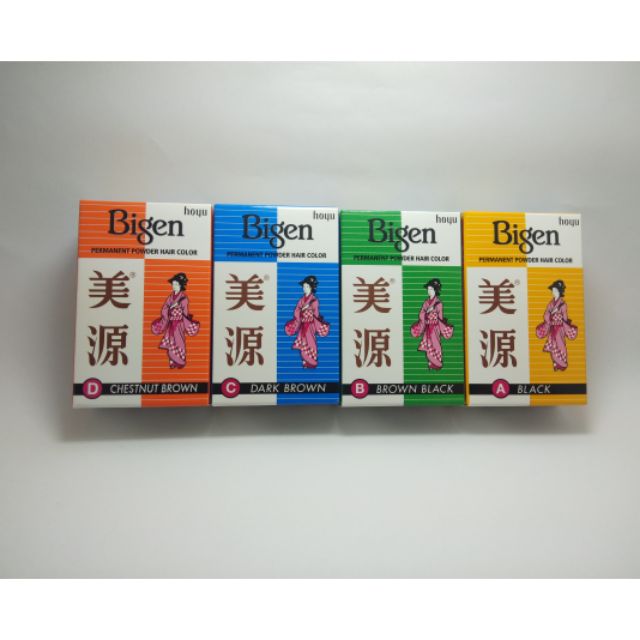 Bigen permanent powder hair color 6g | Shopee Philippines