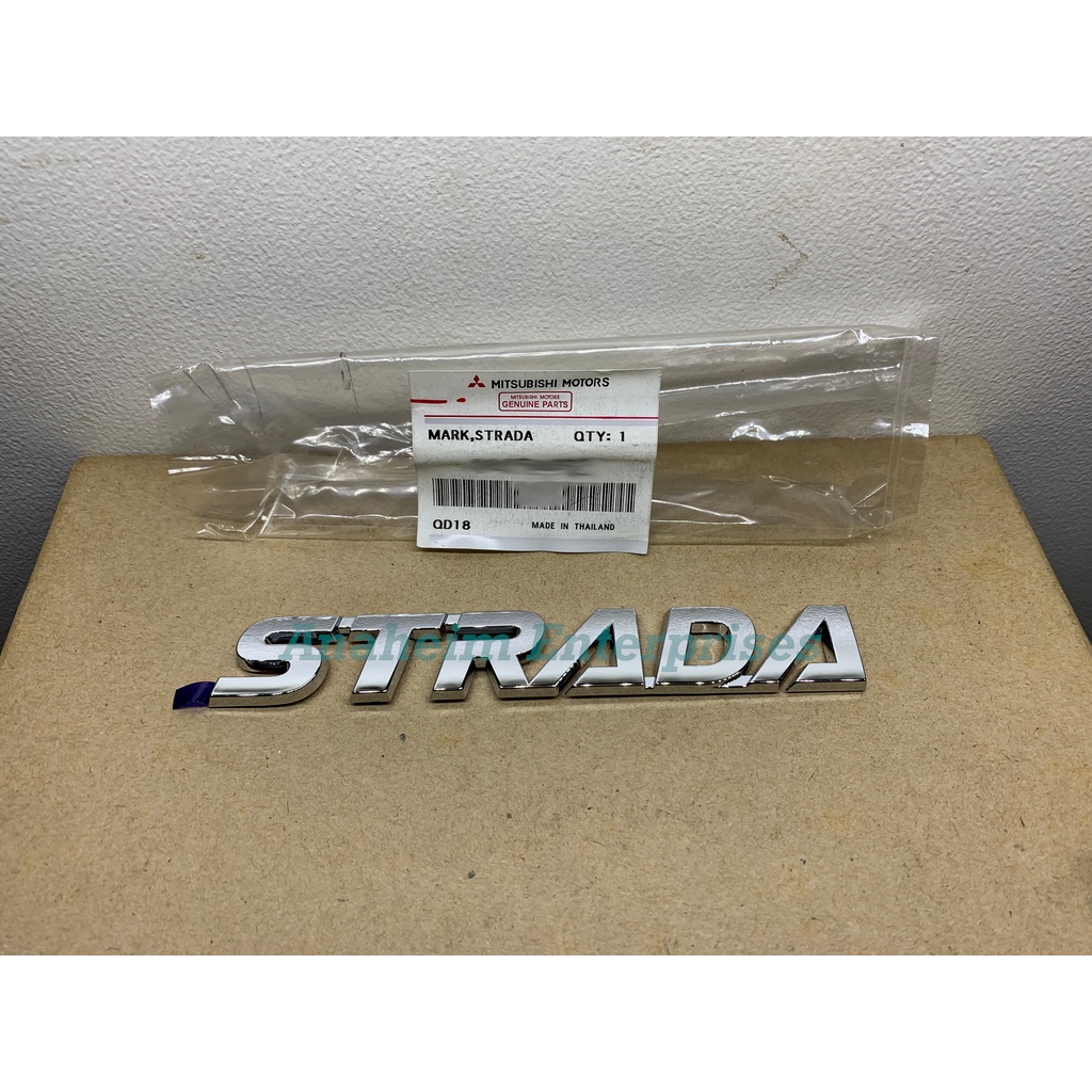 Mitsubishi L200 Triton Strada 2005 - 2021 - STRADA Emblem | Shopee ...