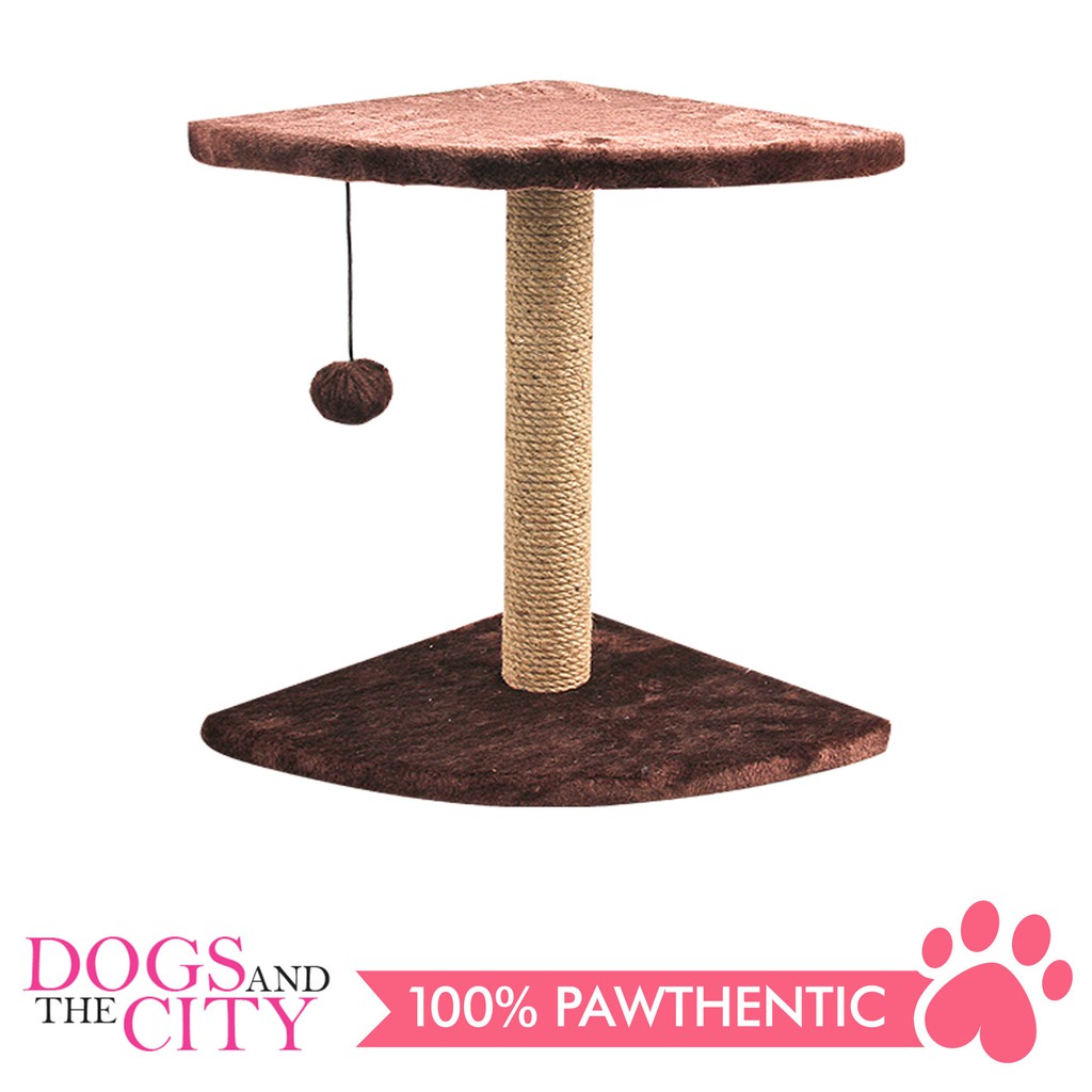 Pawise 28612 Cat Corner Scratching Post - Fred 30x30x44cm | Shopee ...