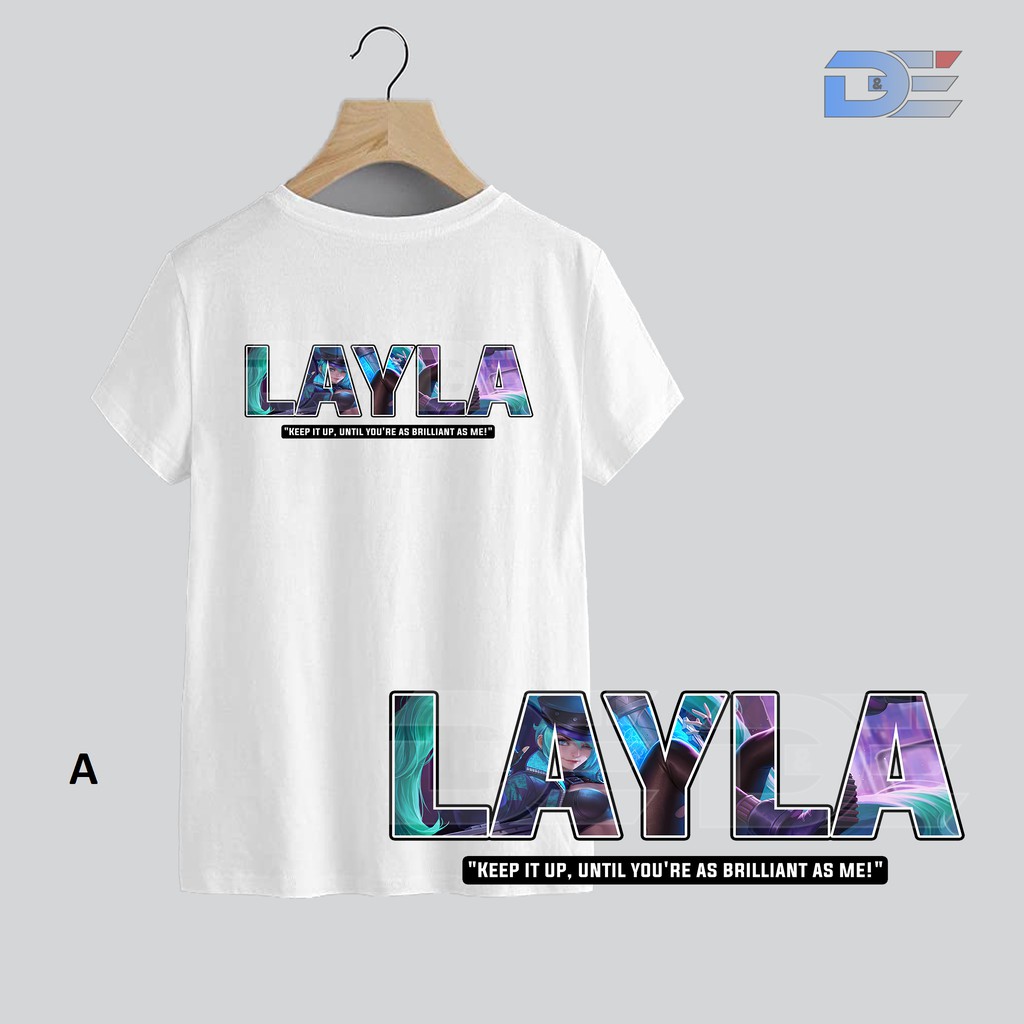 MOBILE LEGENDS ( LAYLA ML TSHIRT ) | Shopee Philippines