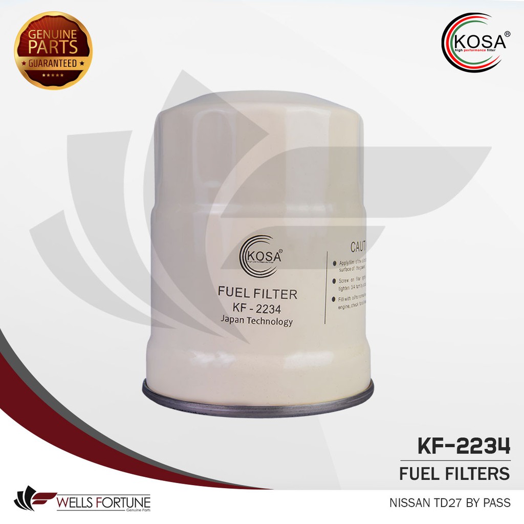 NISSAN TD27 BY PASS KOSA FUEL FILTER KF-2234 (1 PC) | Shopee Philippines