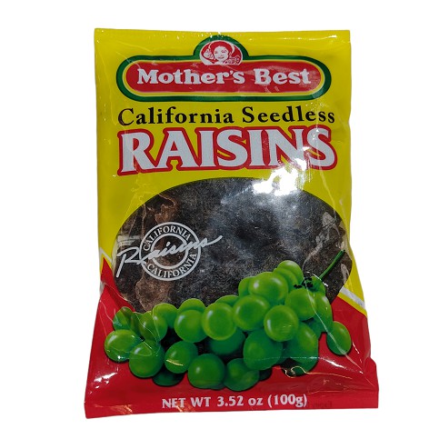 Mother's Best Raisins 100g | Shopee Philippines