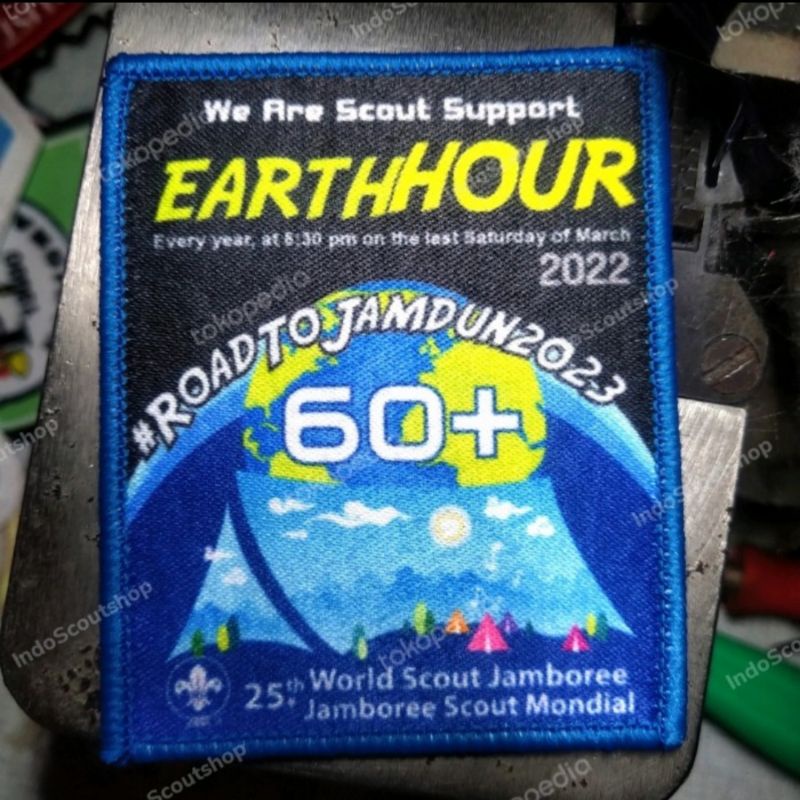 Merrowing EARTH HOUR 2022 Emblem Patch | Shopee Philippines