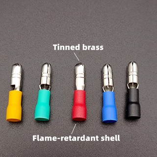 100pcs Wire Connectors Female & Male Bullet Butt Insulated Waterproof ...