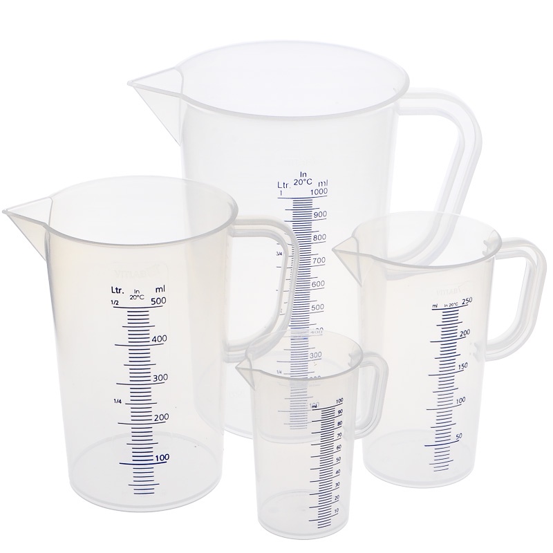 125℃ High Temperature and Autoclave Resistance Blue Line Scale Beaker ...