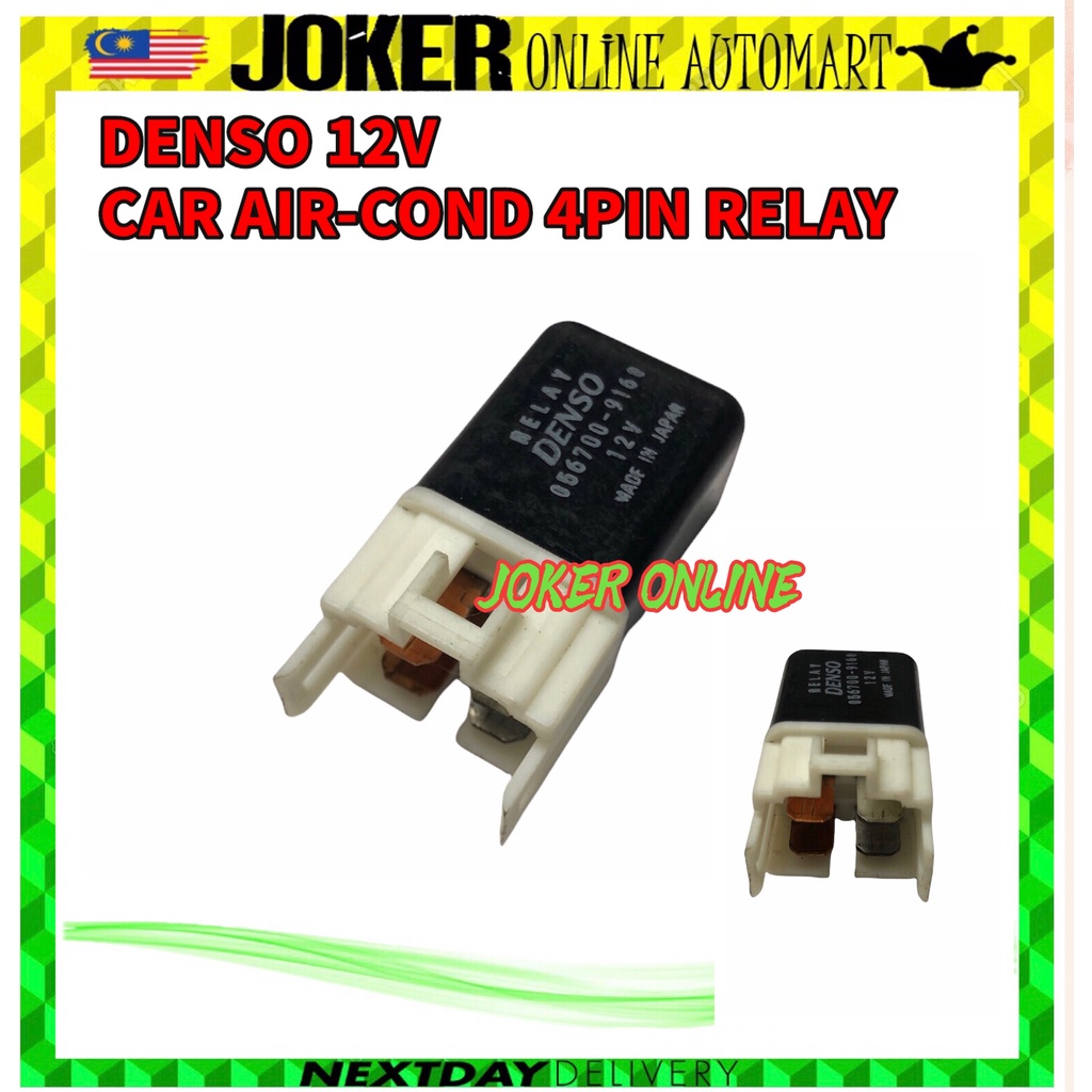 ORIGNAL DENSO LAMP RELAY AIRCOND RELAY & POWER RELAY 056700-9160 (4 PIN ...