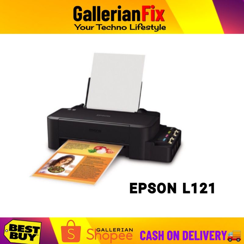 EPSON L121 Printer Brand New with ink CONTINOUS INK TANK | Shopee Philippines