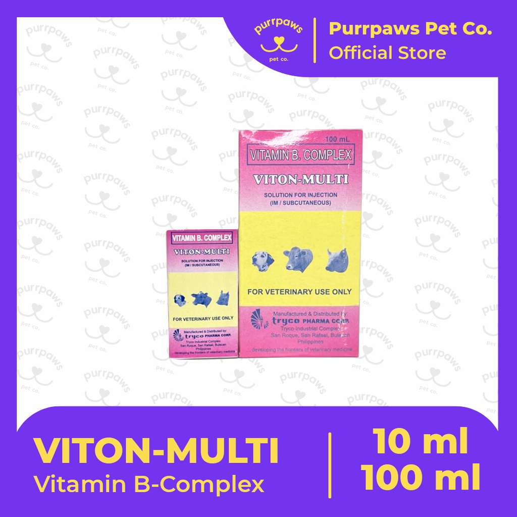 VITON-MULTI Vitamin B-Complex (10 ml - 100 ml) | Shopee Philippines