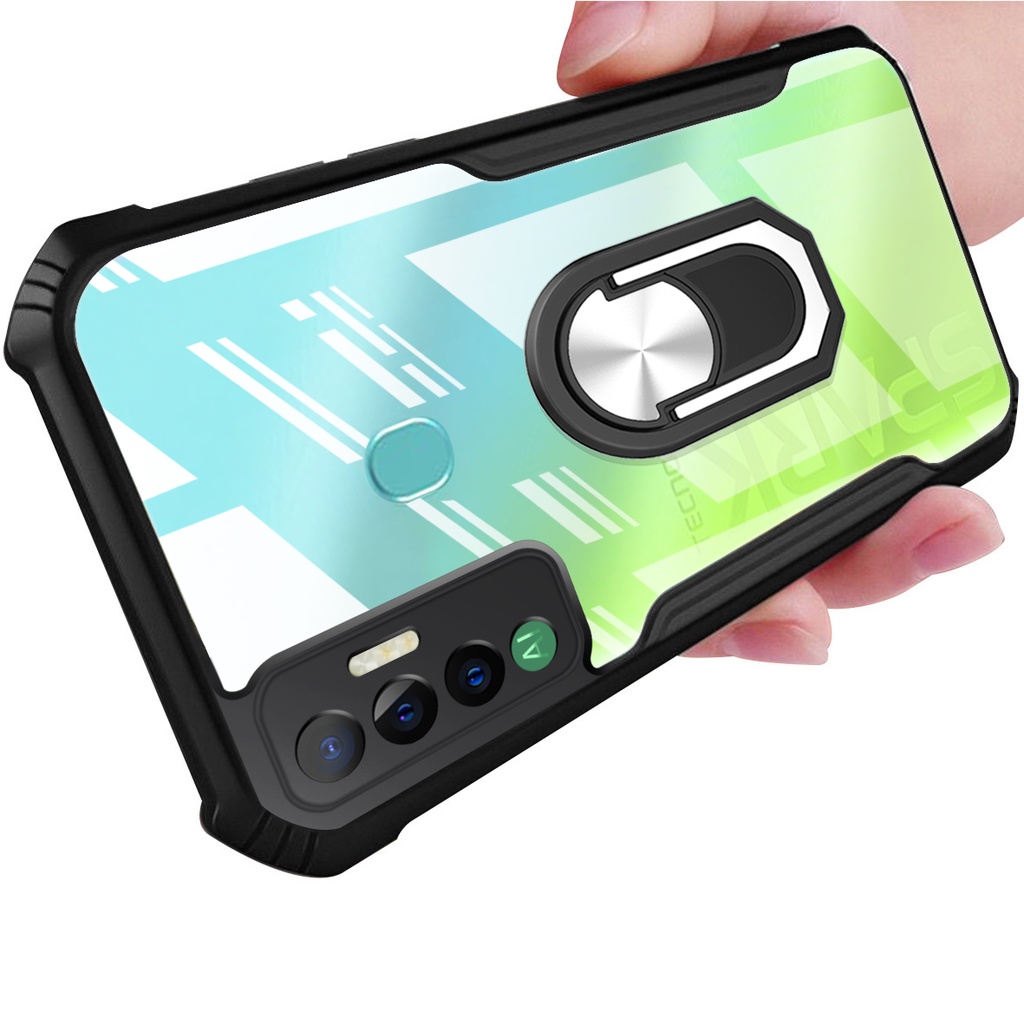 Clear Acrylic Phone Casing For Tecno Spark 7 Pro 7P 8 6 GO Air Case ...