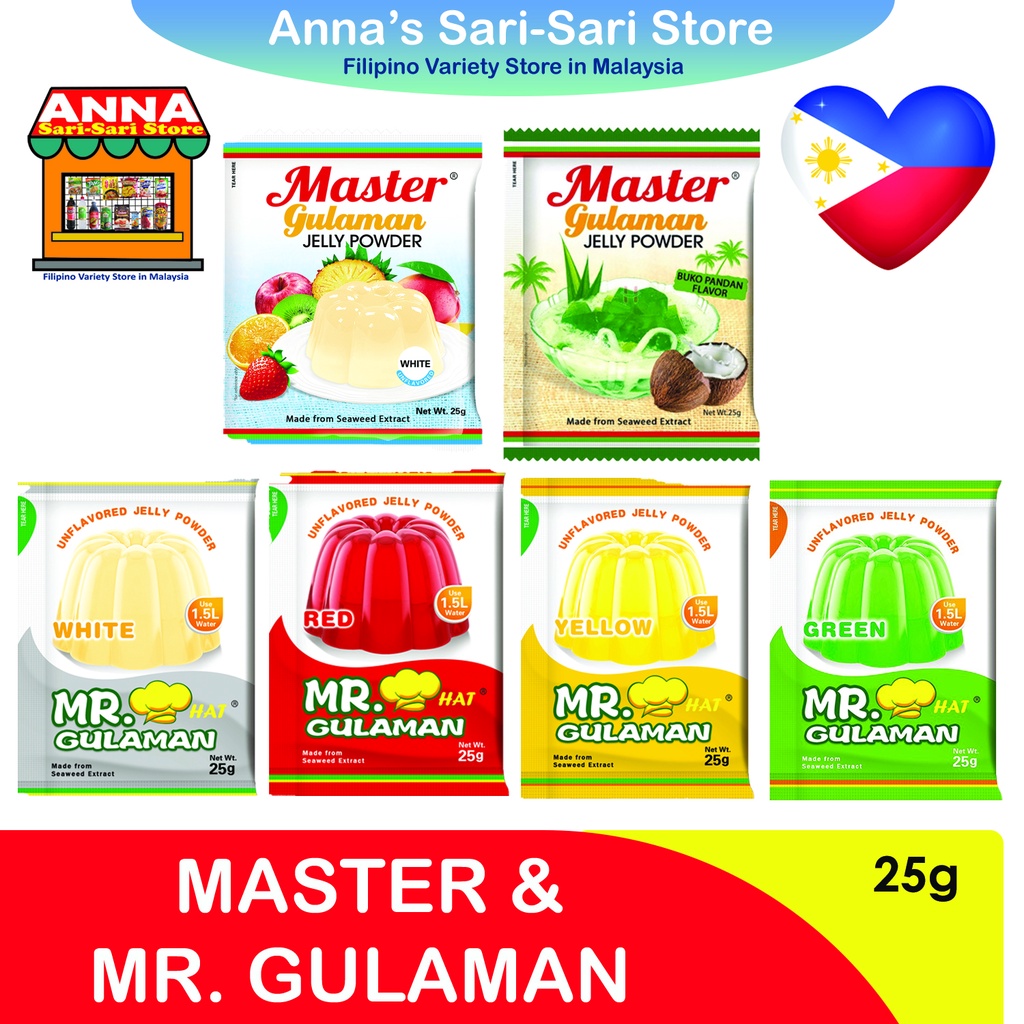 MASTER & MR. GULAMAN ASSORTED JELLY POWDER (HALAL) | Shopee Philippines