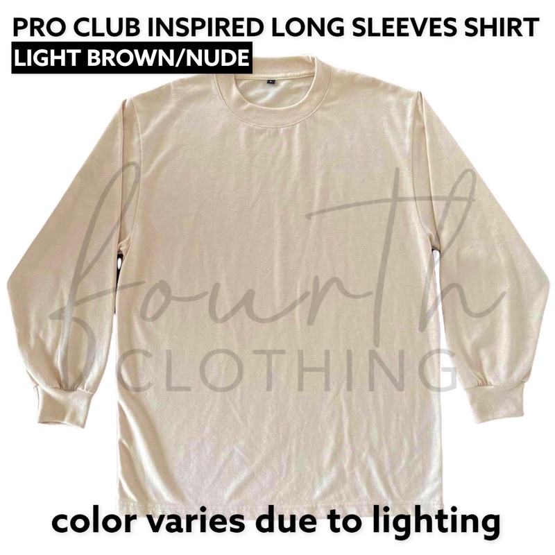 Pro Club Inspired Crew Neck Shirt LONG SLEEVES | Shopee Philippines