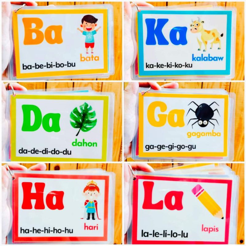 abakada filipino reading flashcards laminated educational flash cards | Shopee Philippines