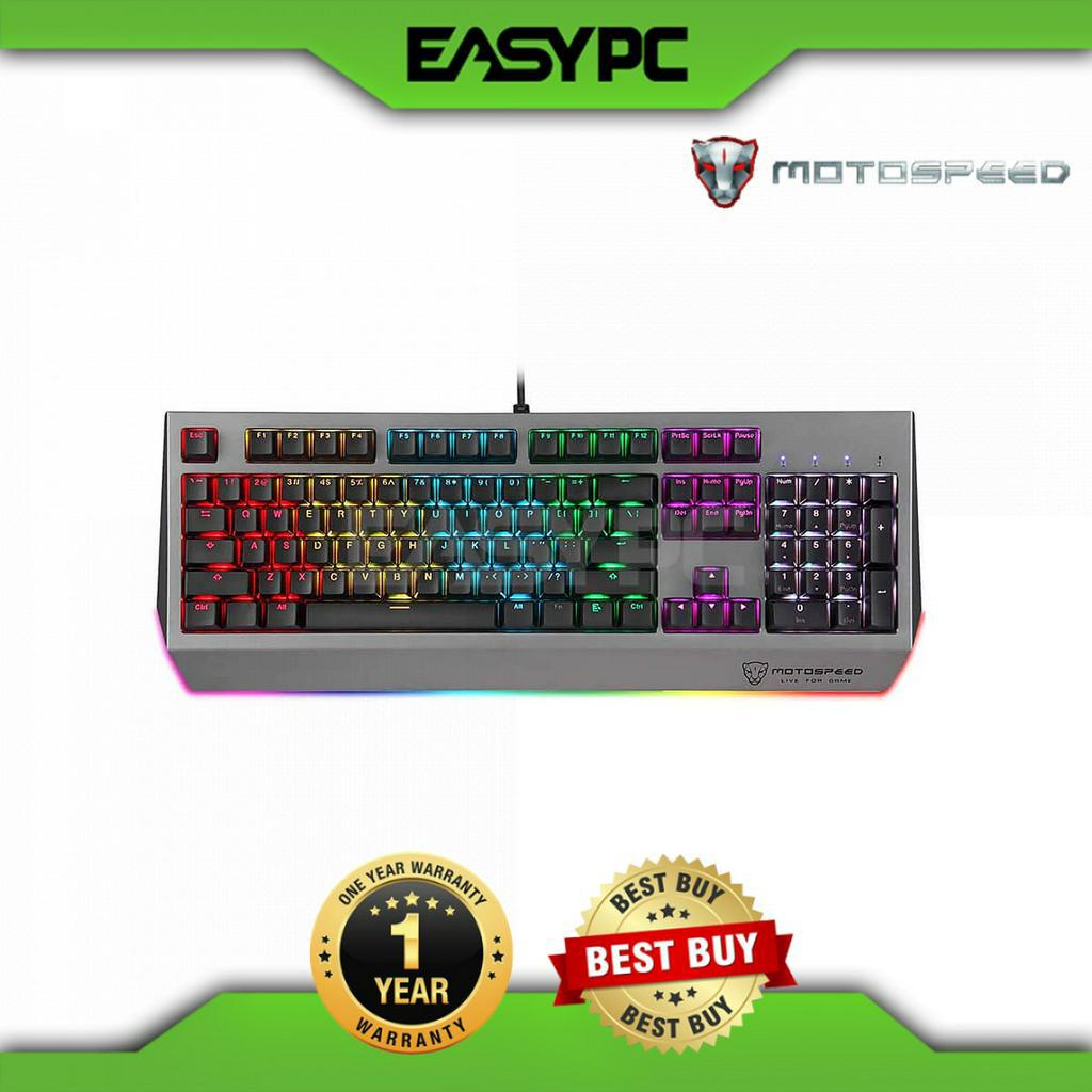 Motospeed CK99 RGB Gaming Mechanical Keyboard Outemu Switch | Shopee ...