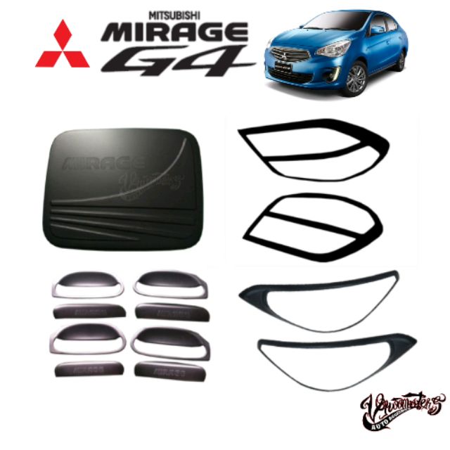 Mirage G4 2018-22 Matteblack Covers Combo Set #Vroomsters | Shopee ...