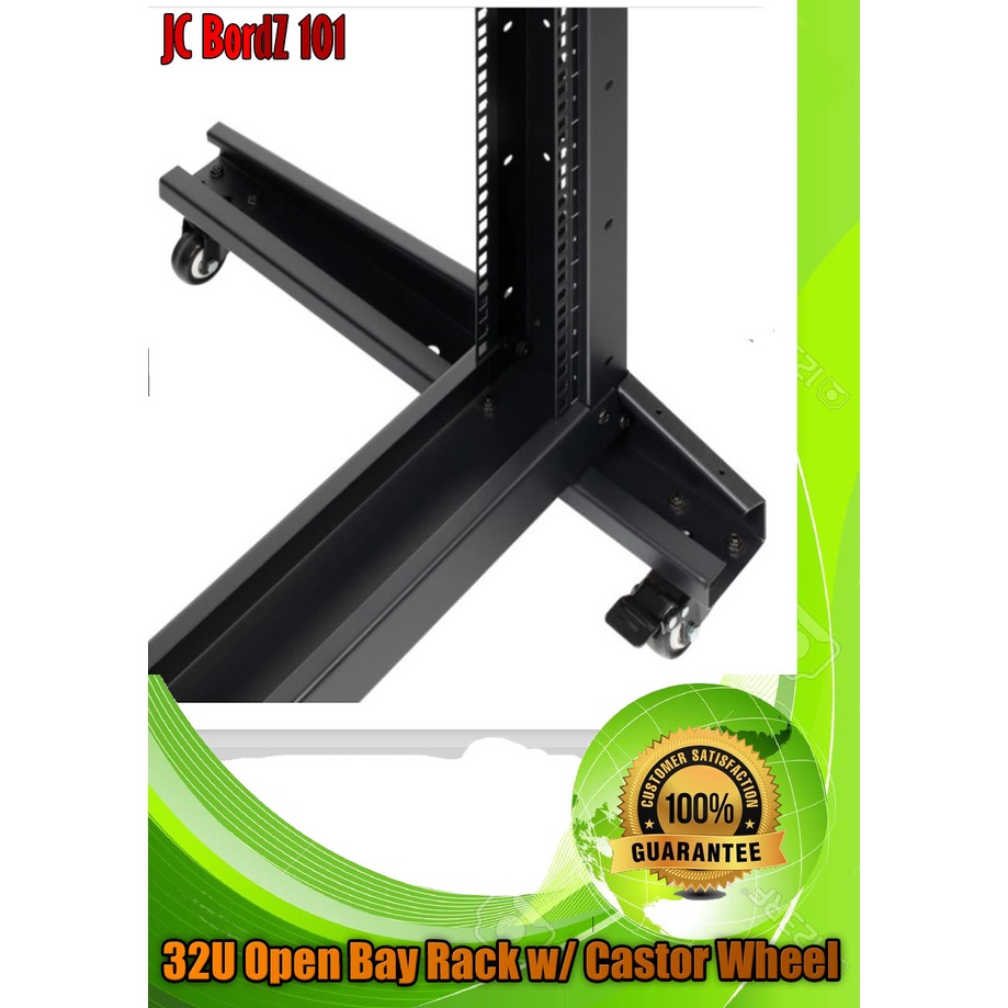 24 U /32U / 42U-Layer Open Bay Rack 6ft With Caster Wheels (Disassemble ...