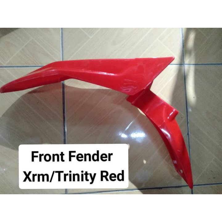 Motorcycle Front Fender Xrm / Trinity (Black / Red / Blue / White ...