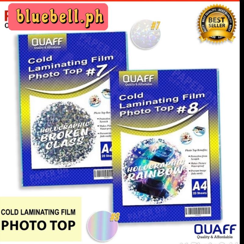 QUAFF PHOTO TOP HOLOGRAPHIC RAINBOW & BROKEN GLASS | Shopee Philippines