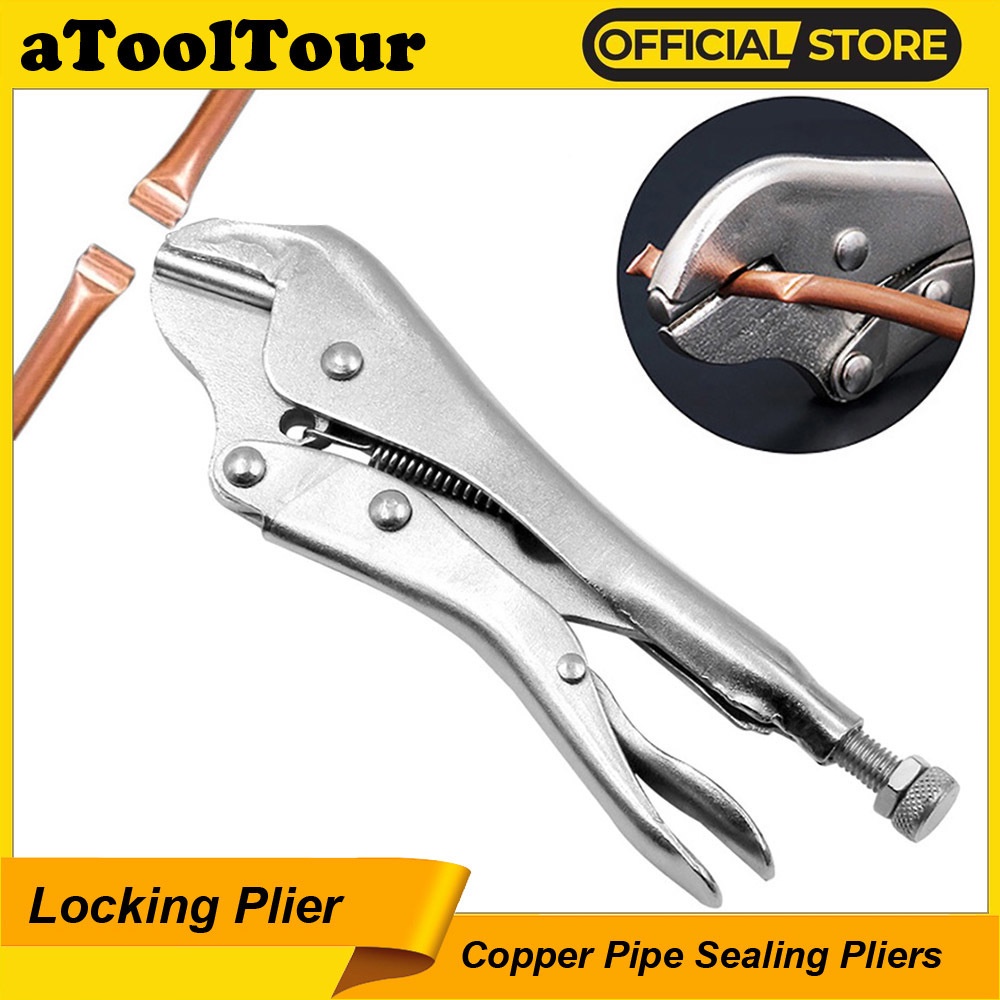 Heavy Duty Locking Pinch Off Pliers Crimping Tool Refrigeration Tool ...