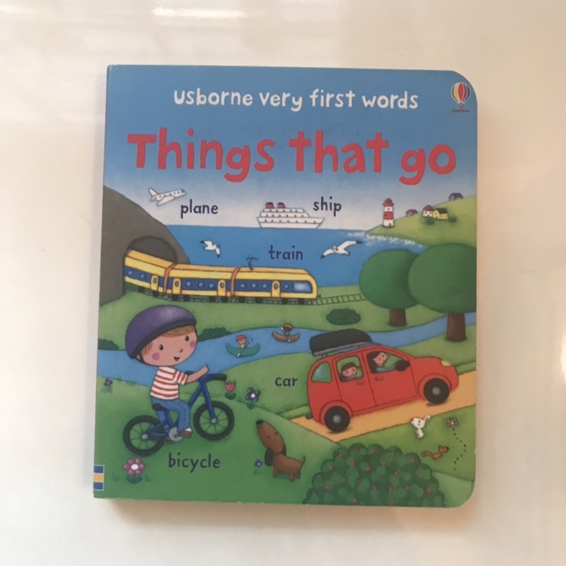 Usborne Very First Words Preloved | Vehicles Book | Shopee Philippines