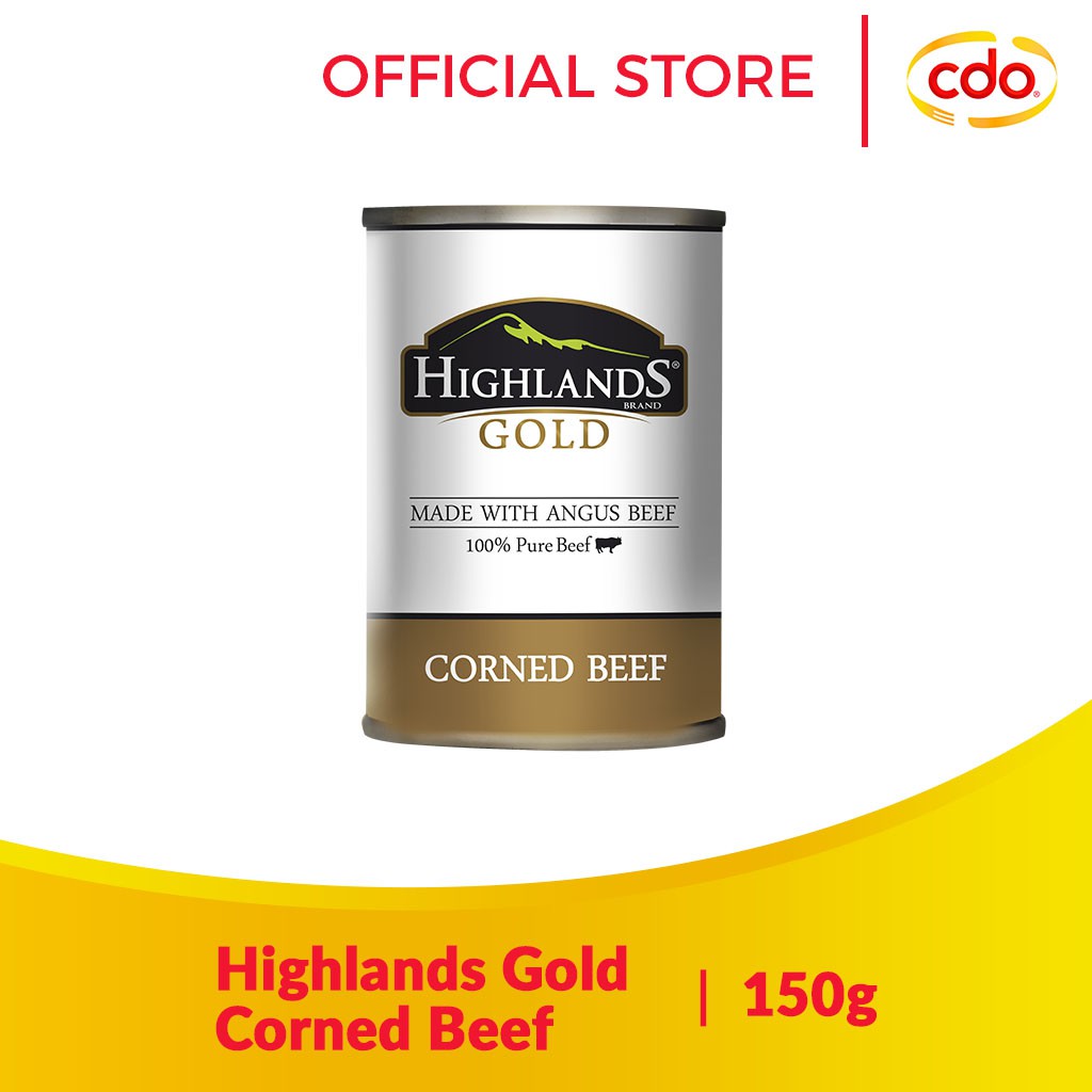 HIGHLANDS Gold Corned Beef 150g | Shopee Philippines