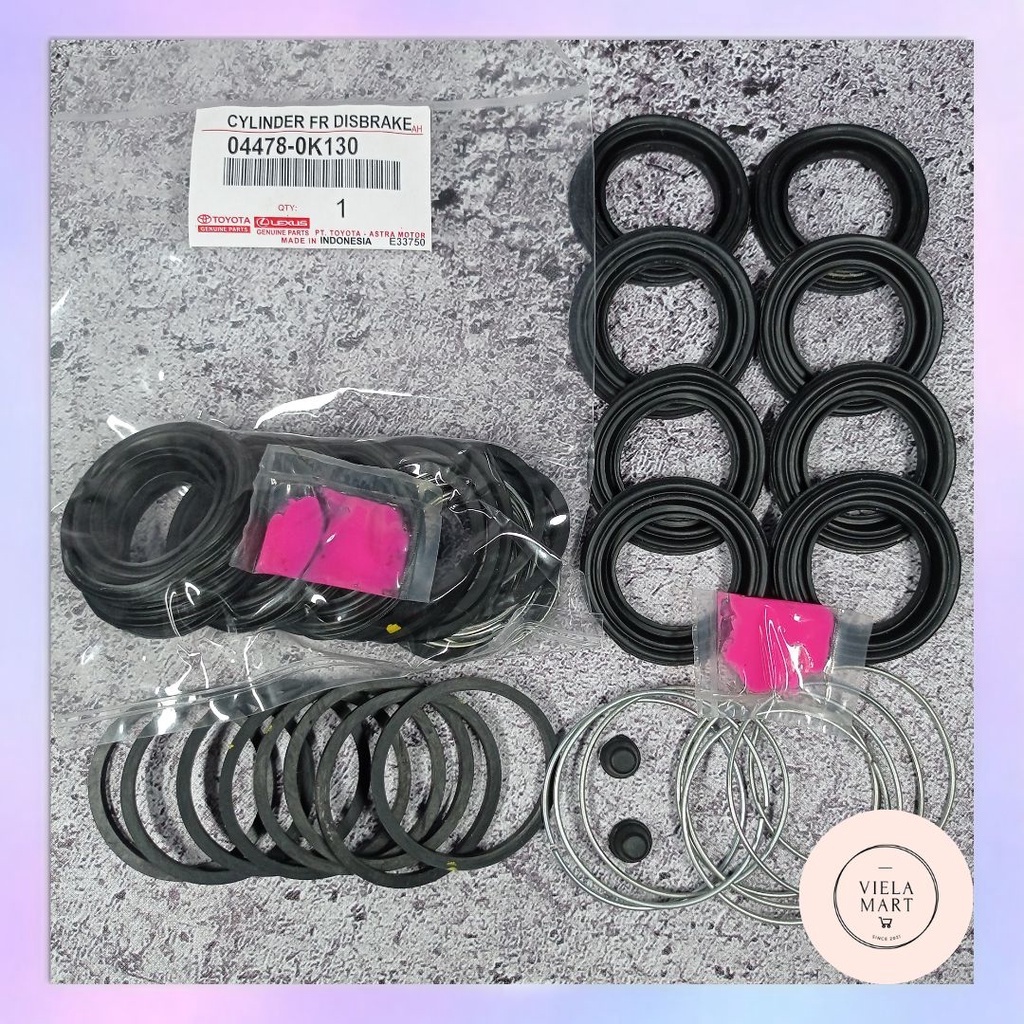 Caliper Kit Rubber Seal Front Disc Brake Fortuner Hilux (04478-0K130 ...