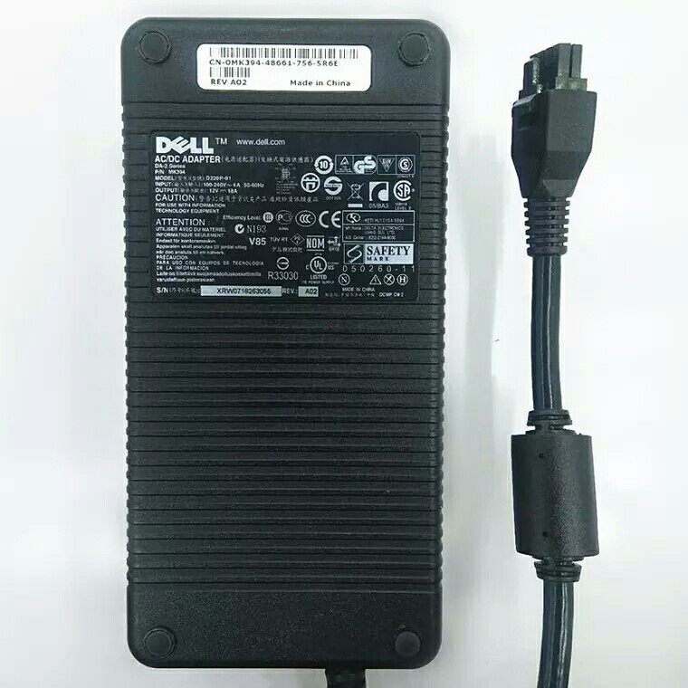 Dell OptiPlex DA-2 Series 220W AC Adapter Power Supply Charger | Shopee ...