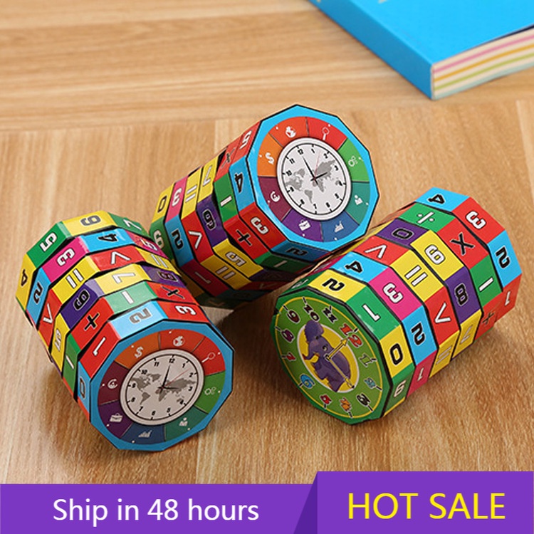 Children Educational Mathematics Cube Addition Subtraction ...