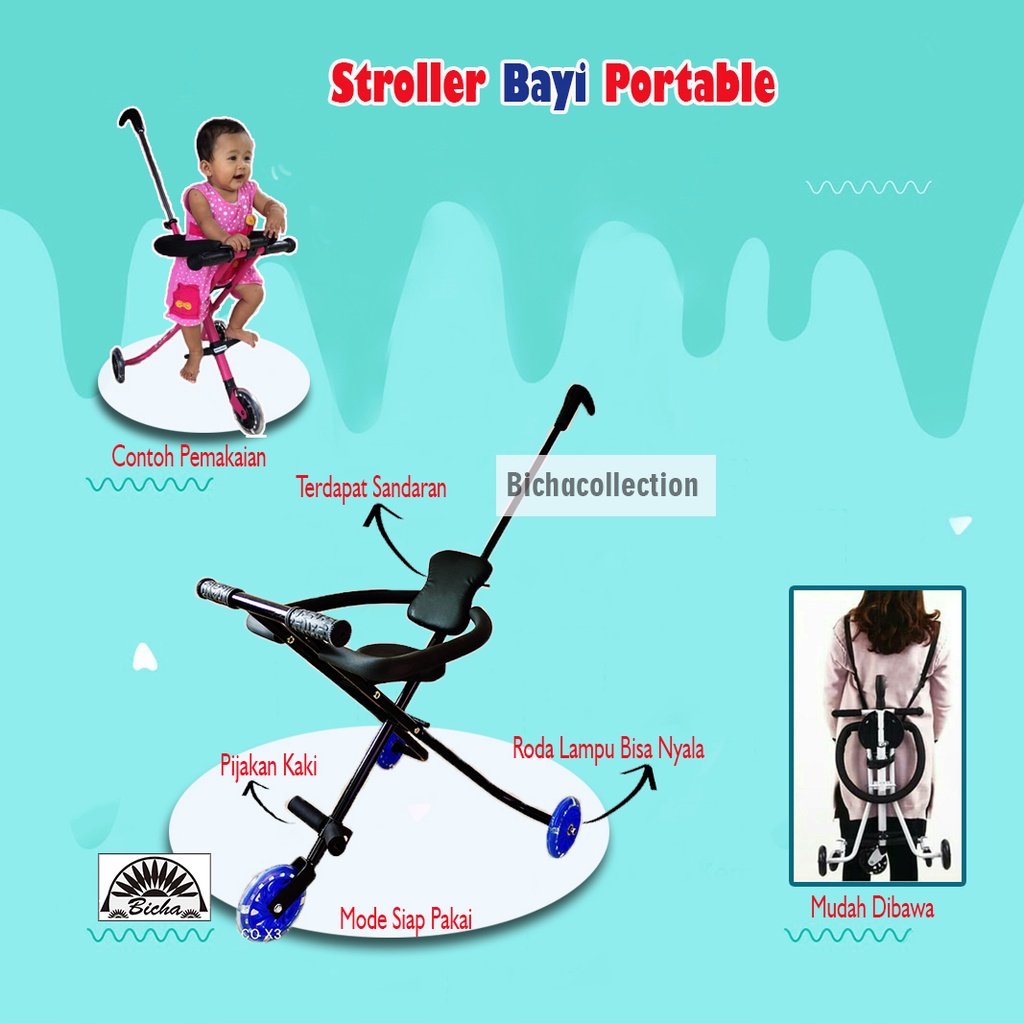 Free BUBBLE WRAP Children's Pushchair STROLLER EZZY STROLLER MINI TRIKE ...