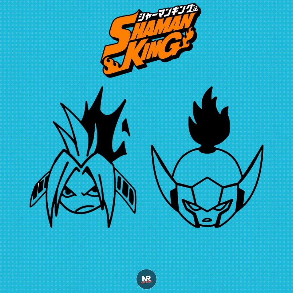 Shaman King Amidamaru Bason Spirit Form Vinyl Decal Anime Sticker for ...