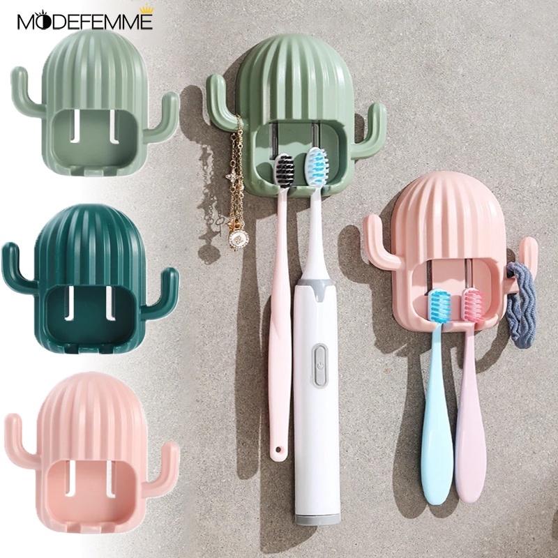 [ Hot ]Multifunctional Space-Saving Toothbrush Holder / Self Adhesive ...