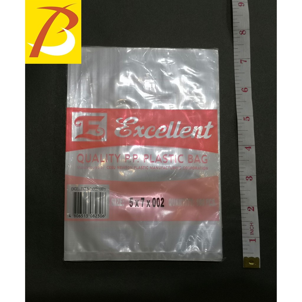 Clear PP Plastic Bag (2"- 5" inches) 100pcs Food Grade Heat Sealable ...