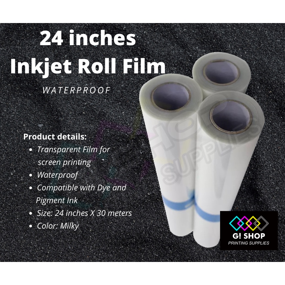 Inkjet Film Acetate Positive 24" X 30M Milky Waterproof for Screen ...
