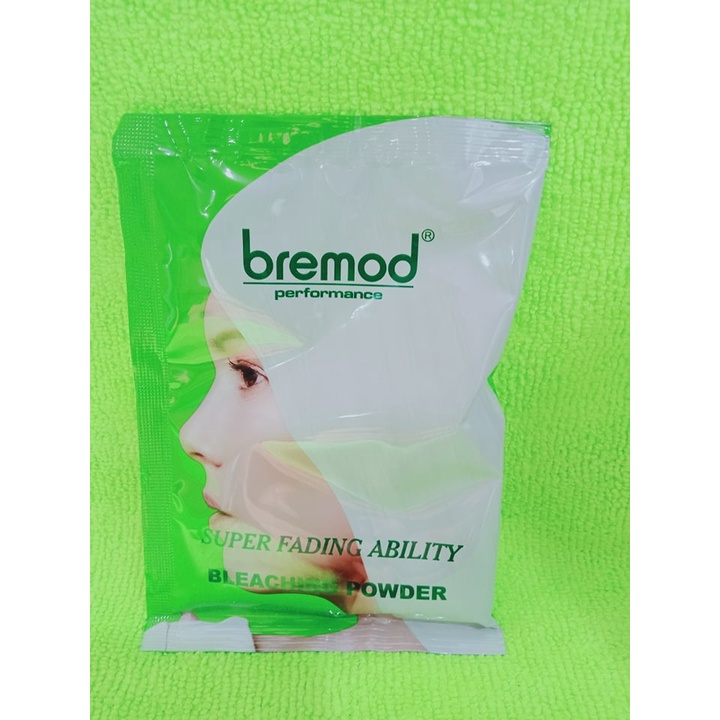 Bremod Super Fading Ability Bleaching powder 30g sachet | Shopee ...