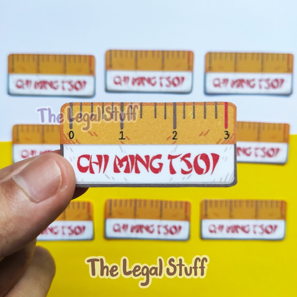 Chi Ming Tsoi - 1pc Waterproof Glitter Sticker by The Legal Stuff ...