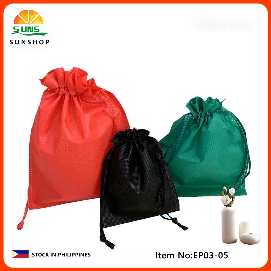 20pcs Drawstring Eco Bag String Eco Pouch Multi-Color Washable Gift Bag ...