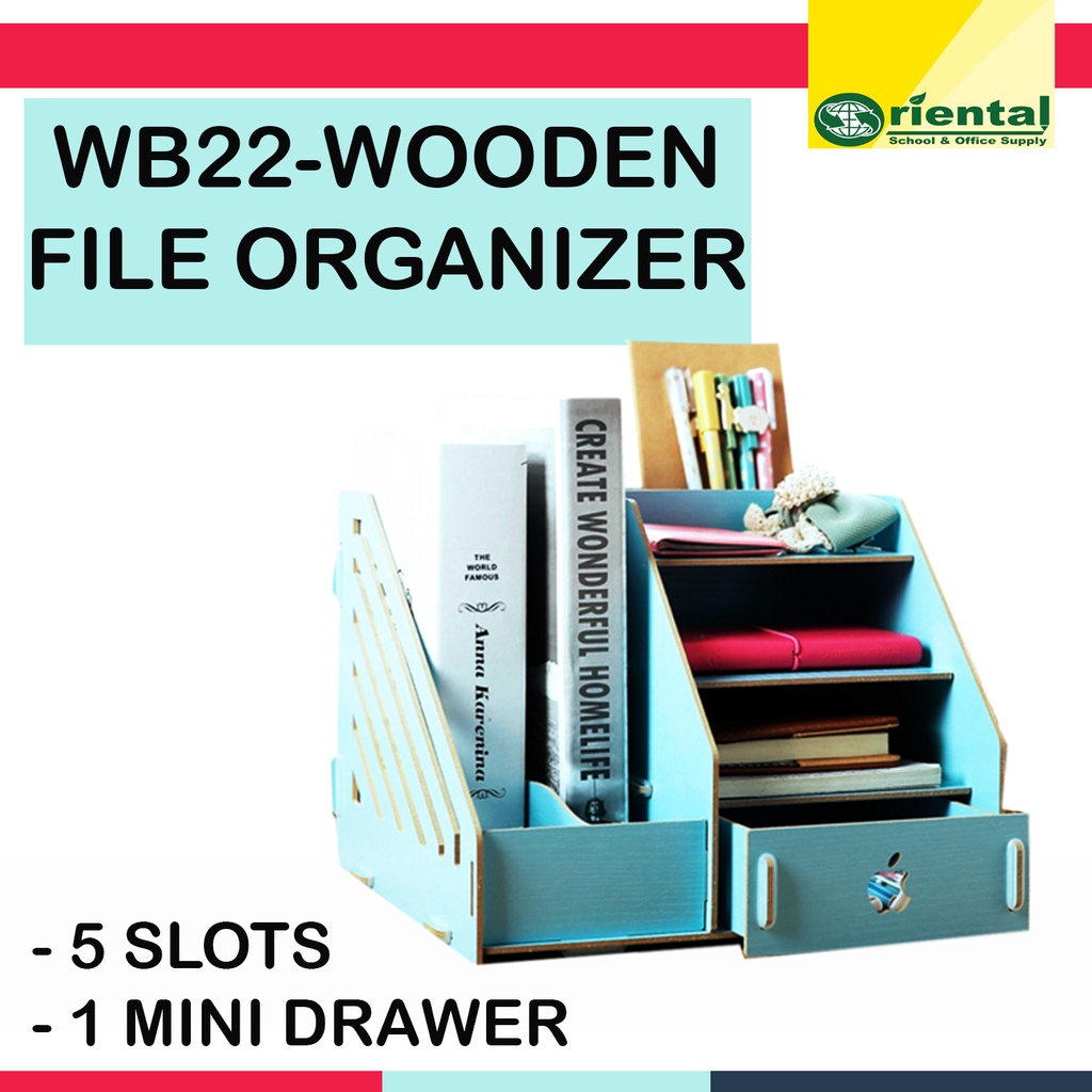 DIY WB22 Wooden File Organizer - Assemble on your own Home or Office ...