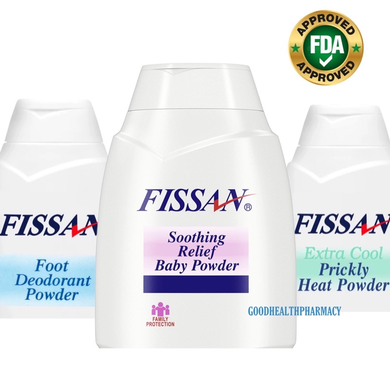 FISSAN POWDER Prickly Heat, Foot Deodorant and Soothing Relief Baby 25G ...