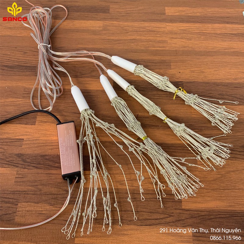 Firefly LED flower cluster 4 sets/string | Shopee Philippines