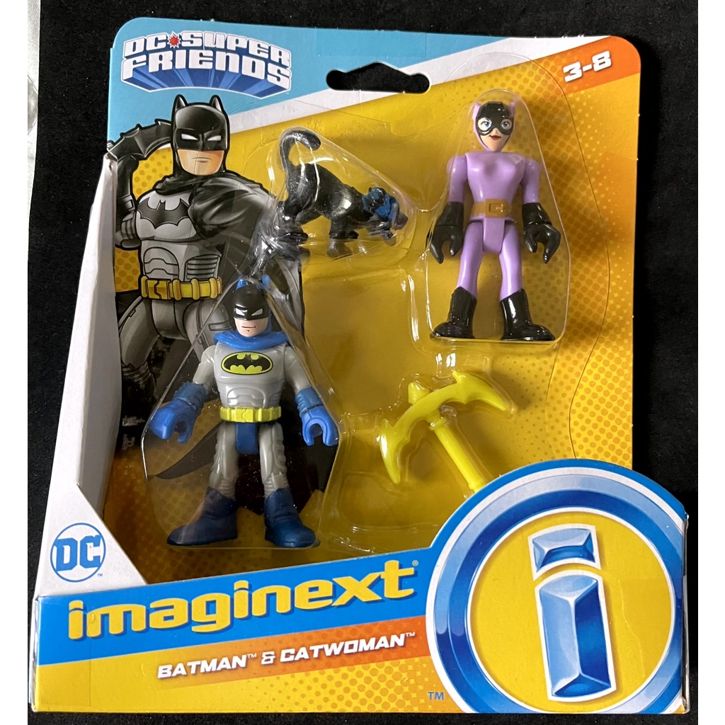 Fisher Price Imaginext -DC Super Friends - Batman & Catwoman,Mr Freeze ...