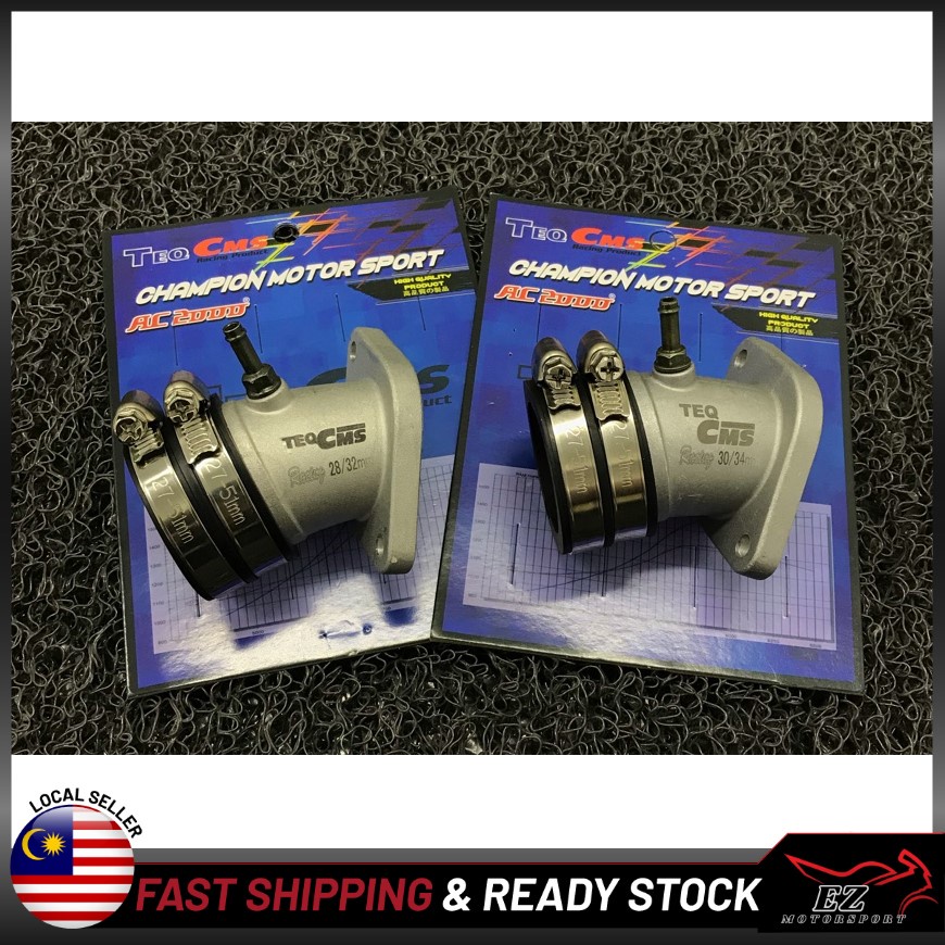 TEQ CMS Racing Intake Pipe Tengkuk Racing (28mm/30mm/32mm/34mm) For ...