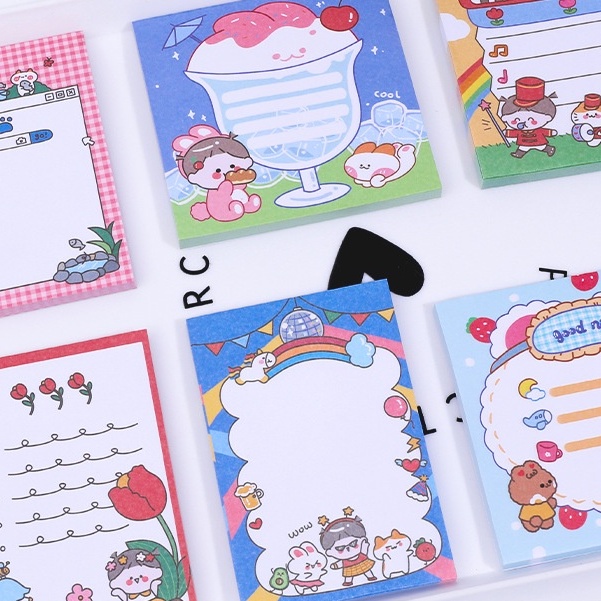 Cute note note cartoon girl note note student message note note note ...