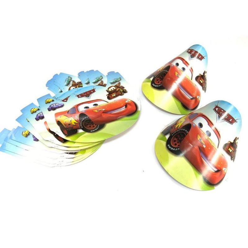 10pcs Cars Theme Party hats | Character Theme Party hats | 10pcs per ...