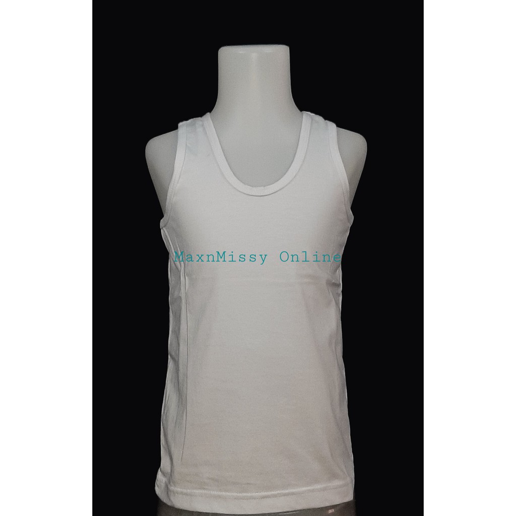 Kids Sando 3in1 100% Cotton WHITE (3pcs per pack) - Original Steven Joe ...