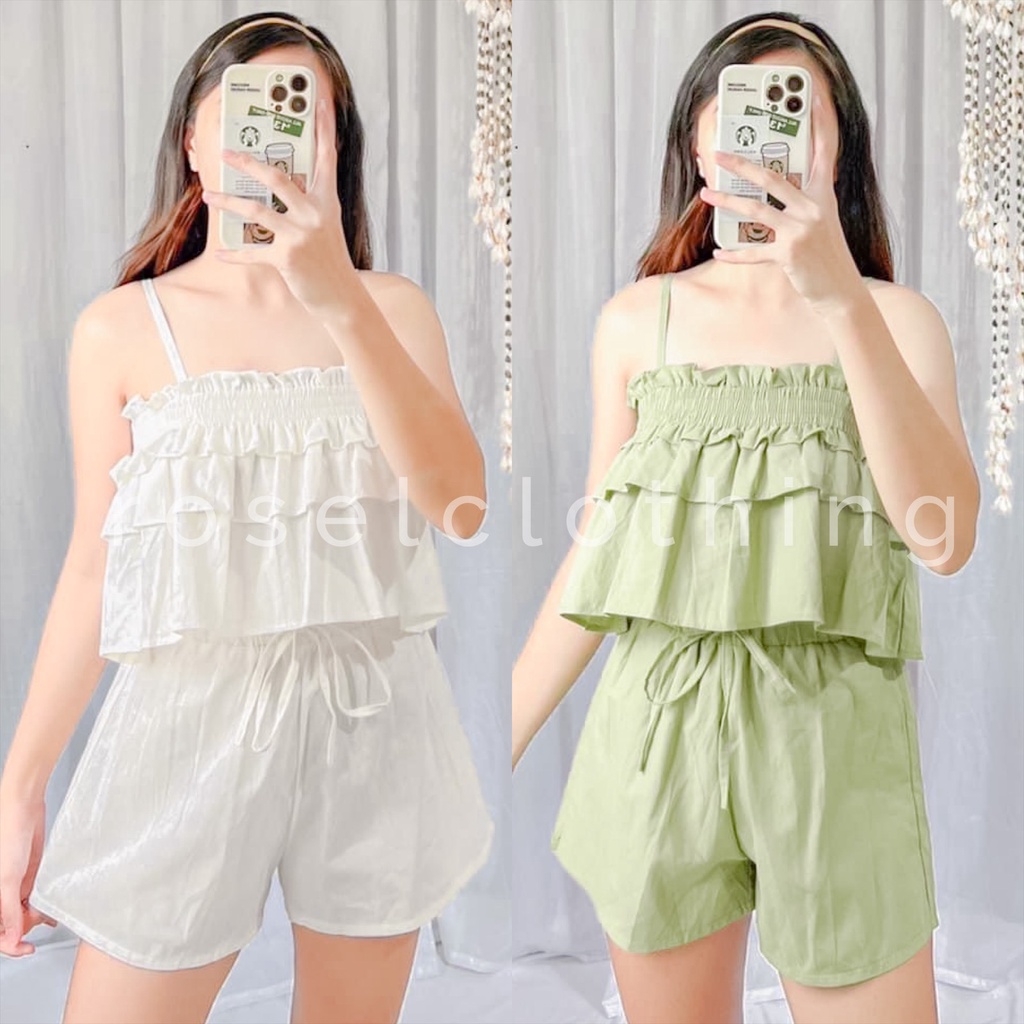 Alexis Layered Top and Short Coords | Shopee Philippines
