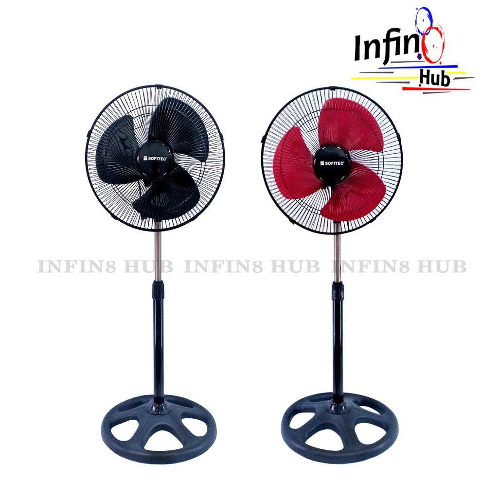 Sofitec SEF-9004-16 Stand Fan Petal Blade 16 Inches Plastic Blade Stand ...