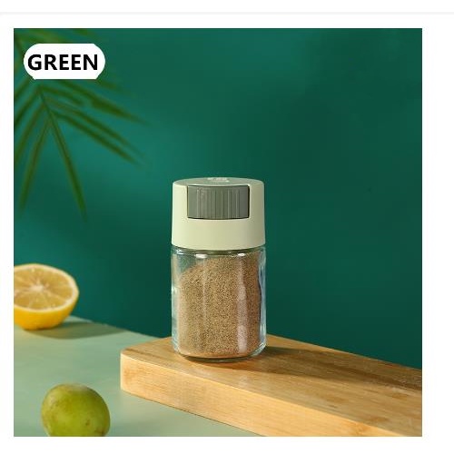 Adjustable Condiments Container Seasoning Bottle Salt Shaker Glass Jar ...