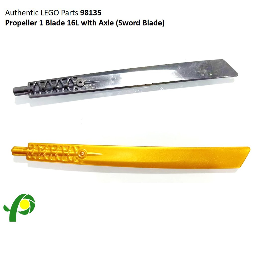 LEGO Parts 98135 Propeller 1 Blade 16L with Axle (Sword Blade) | Shopee ...